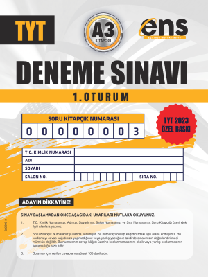 TYT DENEME - 3 - ENS YAYINLARI 1